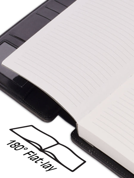 Primo- Refillable A5 Notebook: Slip Jacket Organizer - Grey + Black ...